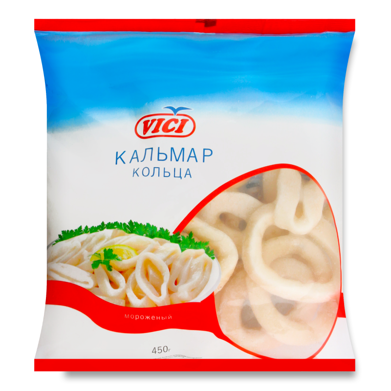 Кальмар Кольца Vici м/у 450г (Ресей/Россия) купить оптом — выгодная ...