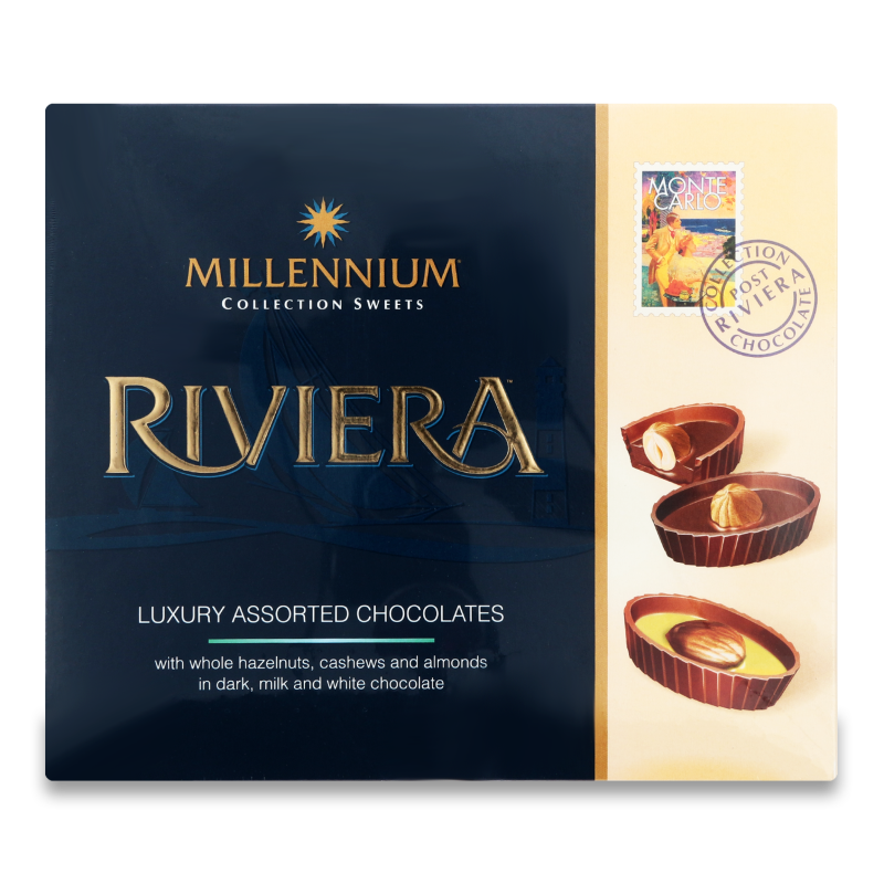 Конфеты Шоколадные Ассорти Riviera Millennium к/у 125г (Ресей/Россия ...