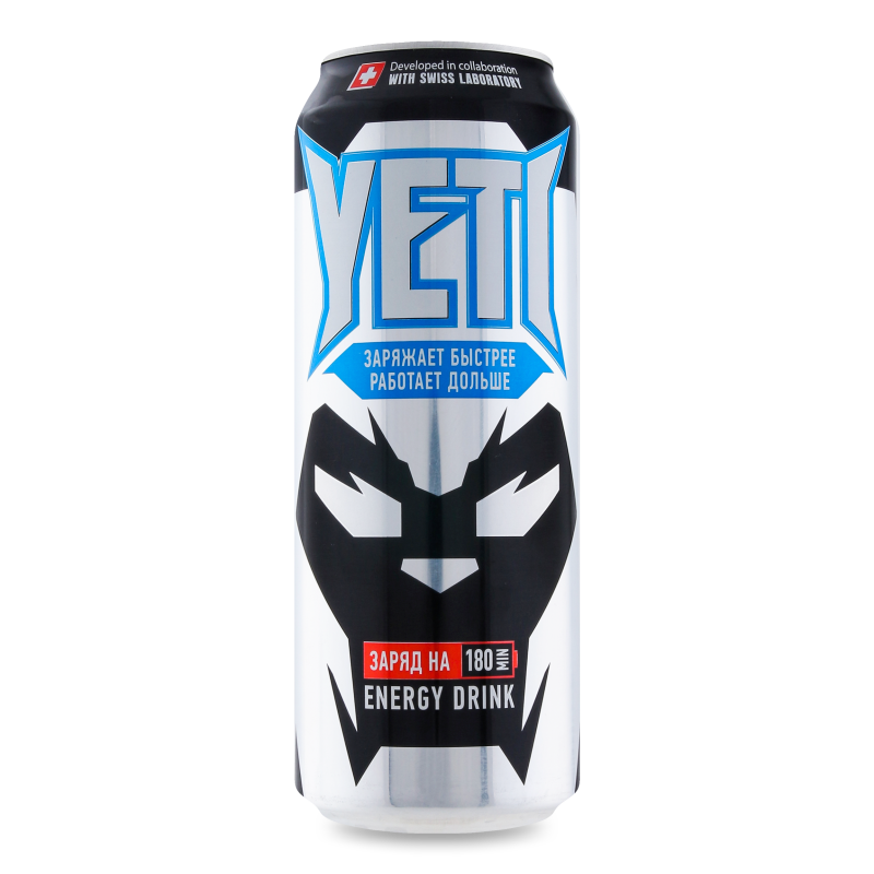 Напиток Yeti Энергетический 0,45л ж/б (Ќазаќстан/Казахстан) купить ...