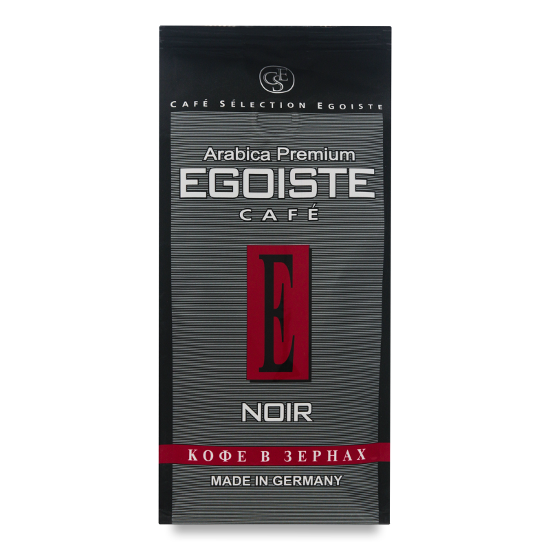 Кофе Натуральный Жареный в Зернах Noir Egoiste Cafe м/у 250г (Германия ...
