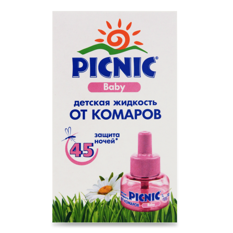 Средство Инсектицидное Жидкость от Комаров Baby Picnic 30мл (Ресей ...