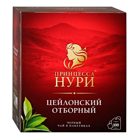 Чай Принцесса Нури Черн 100*2гр Кор (Ресей/Россия) купить оптом ...